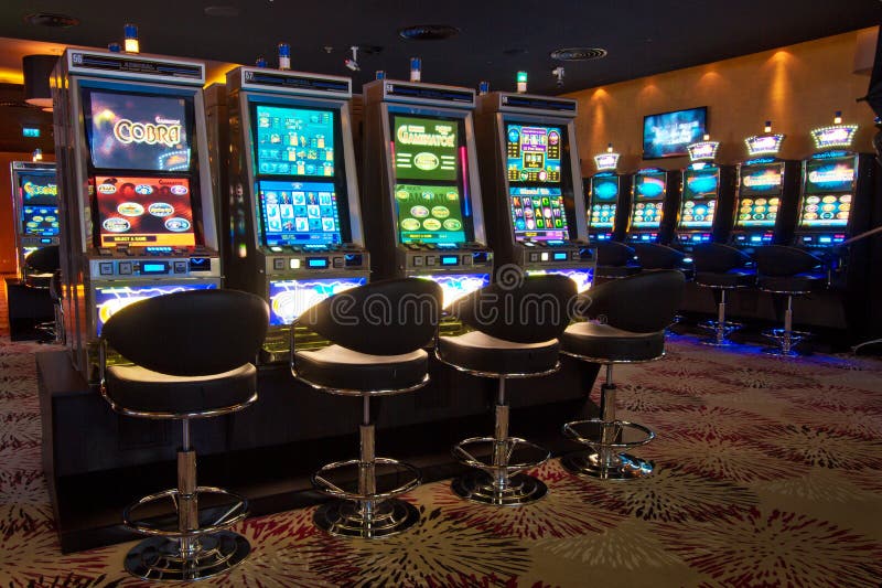 Casino slot machines stock photo. Image of glowing, money - 7506284