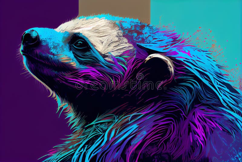 Sloth, an AI-generated Picture Stock Illustration - Illustration of ...