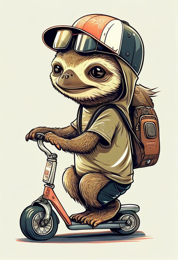 Charming Sloth Stock Illustrations – 83 Charming Sloth Stock ...
