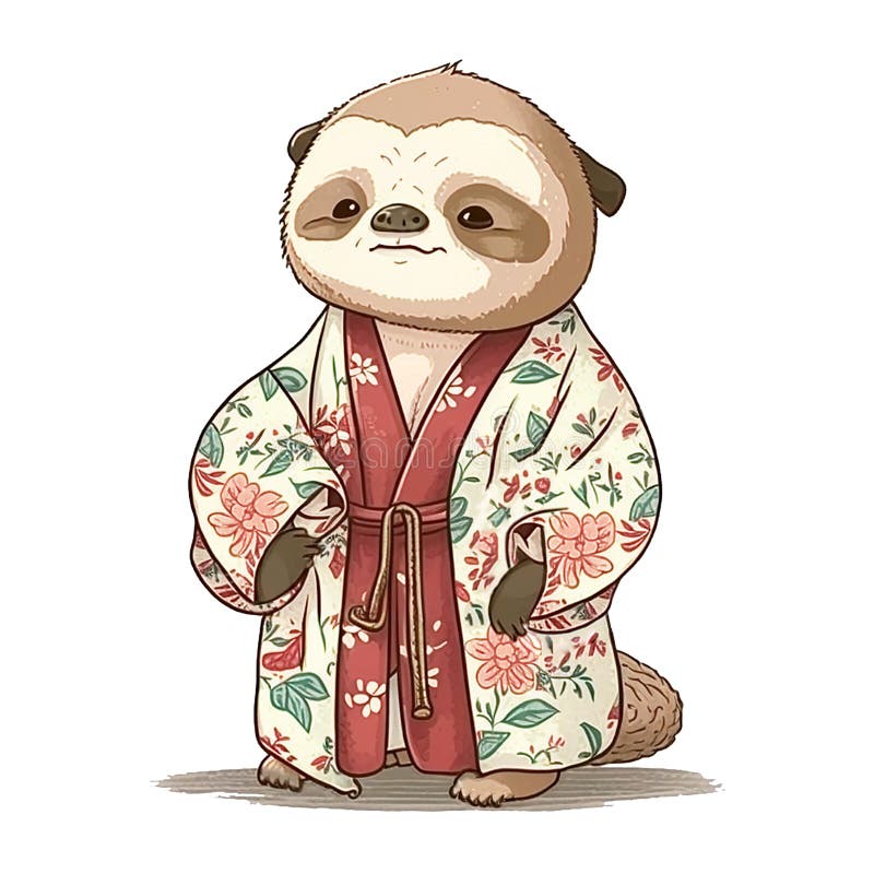 Martial Arts Sloth Stock Illustrations – 7 Martial Arts Sloth Stock ...