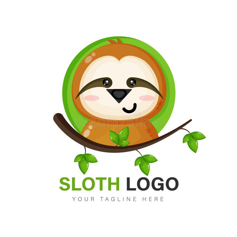 Sloth Logo Icon Designs Vector Illustration Stock Illustration ...