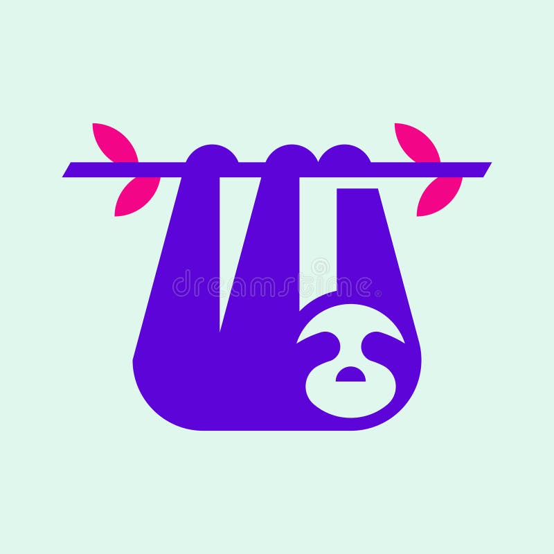 Sloth Logo stock vector. Illustration of vector, mammal - 274109311
