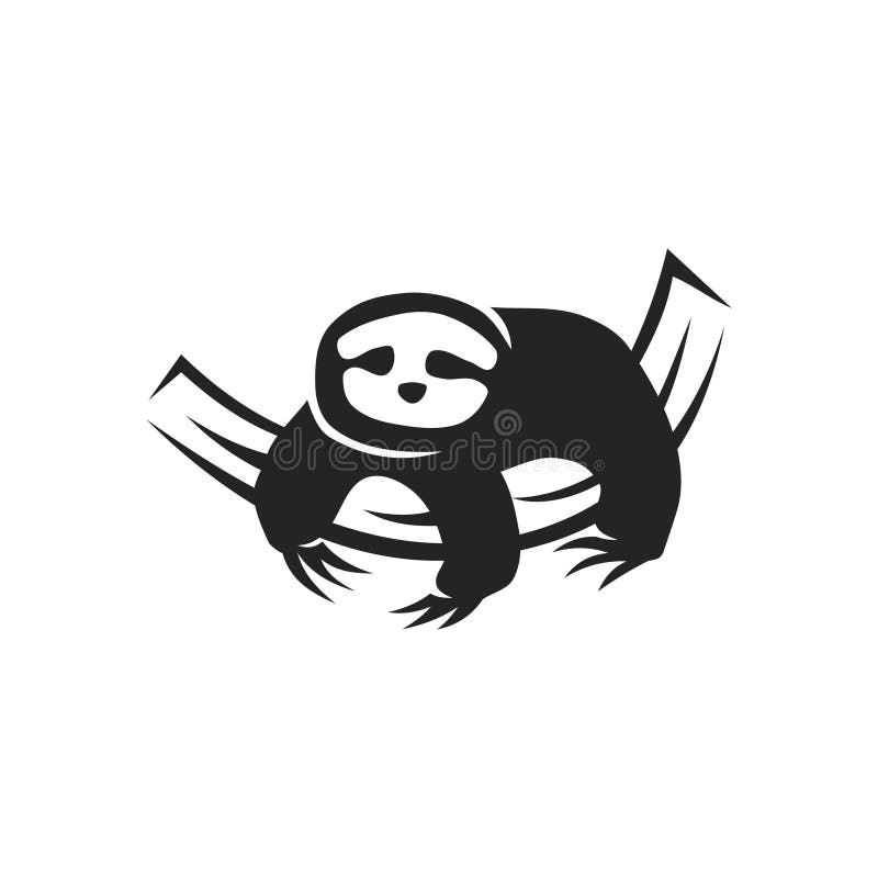 Sloth Logo Template Isolated. Brand Identity. Icon Abstract Vector ...