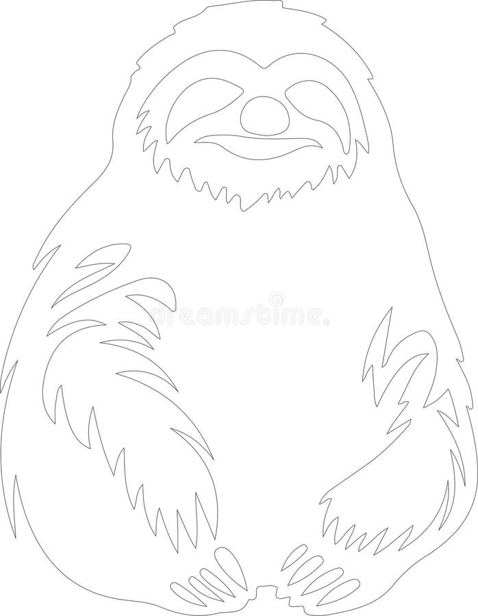 Silhouette Sloth Stock Illustrations – 1,019 Silhouette Sloth Stock ...