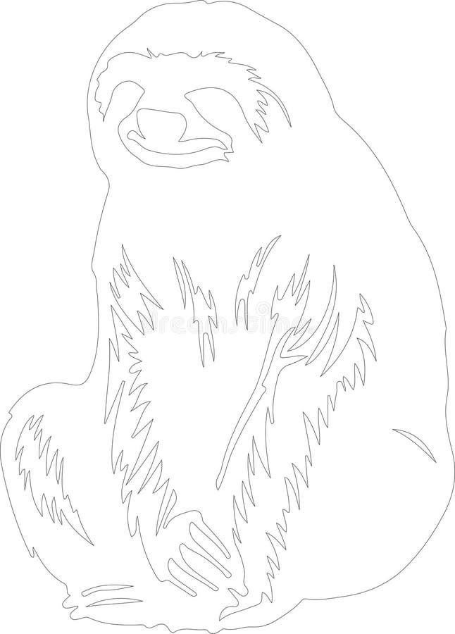 Silhouette Sloth Stock Illustrations – 1,019 Silhouette Sloth Stock ...