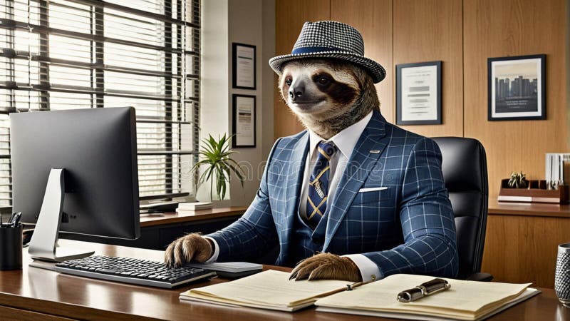 Computer Sloth Stock Illustrations – 379 Computer Sloth Stock ...