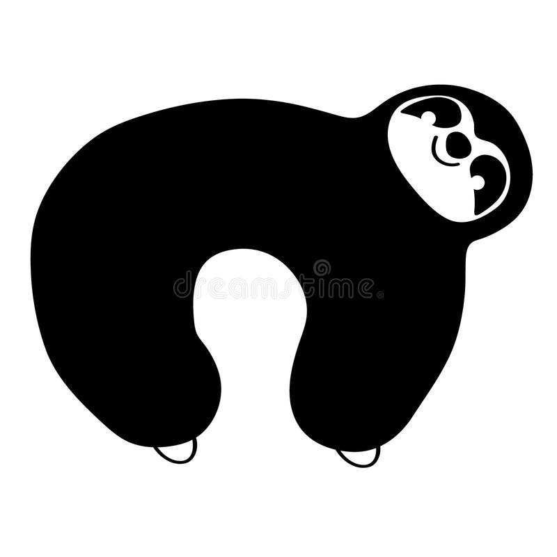 Hanging Sloth Silhouette