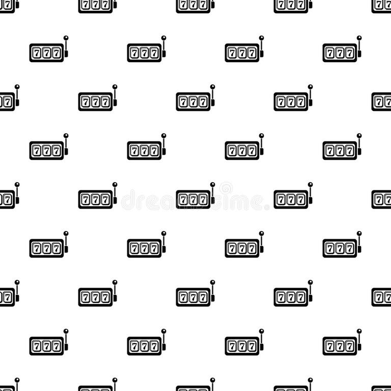 Slots Pattern Vector Seamless Stock Vector - Illustration of play ...