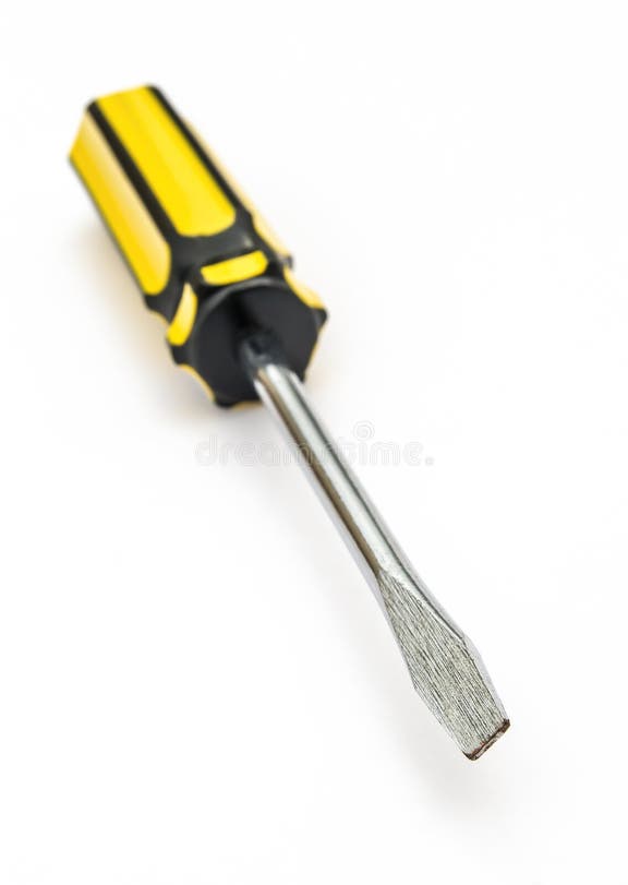 Slotted driver stock image. Image of slotted, driver - 26488567