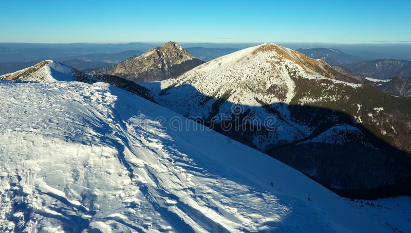 Slovak Landscape in the Winter Stock Photo - Image of slopes, climate ...