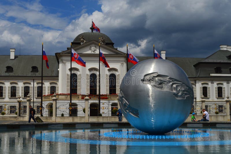 Slovak Parliament Building in Bratislava Editorial Photography - Image ...