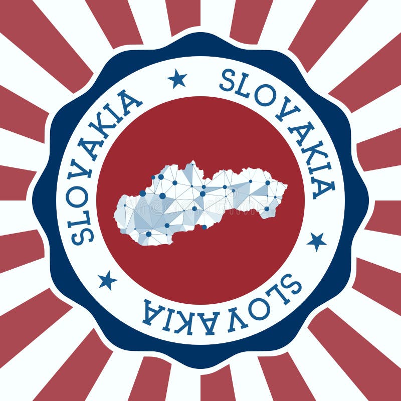Slovakia Badge. stock vector. Illustration of digital - 220068780