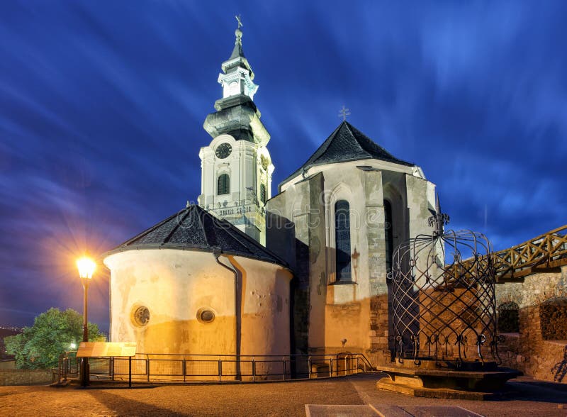 Slovakia, Nitra Castle at Day Stock Image - Image of europe, building ...