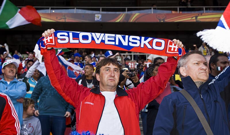 Slovakia Soccer Supporters - FIFA WC Editorial Photo - Image of ...