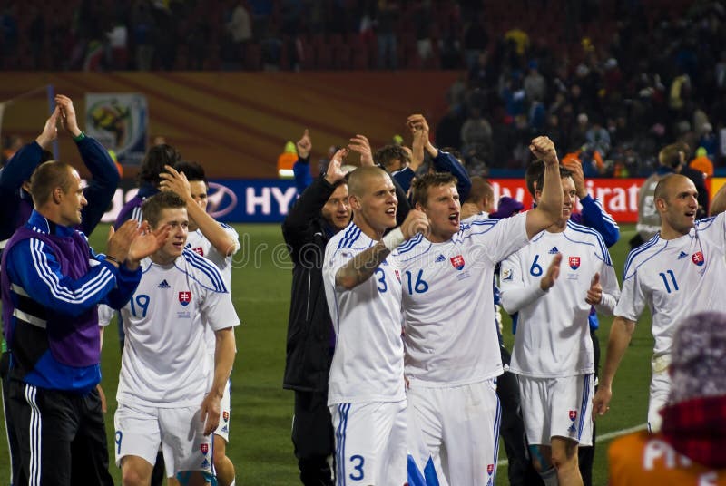 Slovakia - Soccer Team - FIFA WC Editorial Stock Image - Image of ...