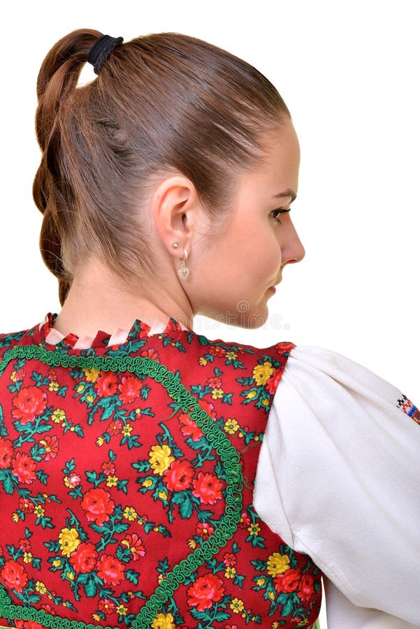 Slovakian Folklore Clothes Traditional Stock Image - Image of fashion ...