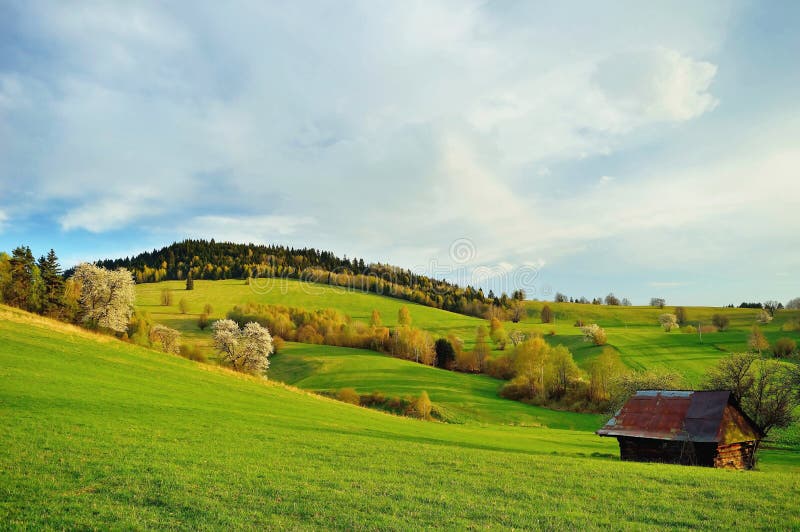 Slovakian landscape stock photo. Image of horizon, clean - 70027526