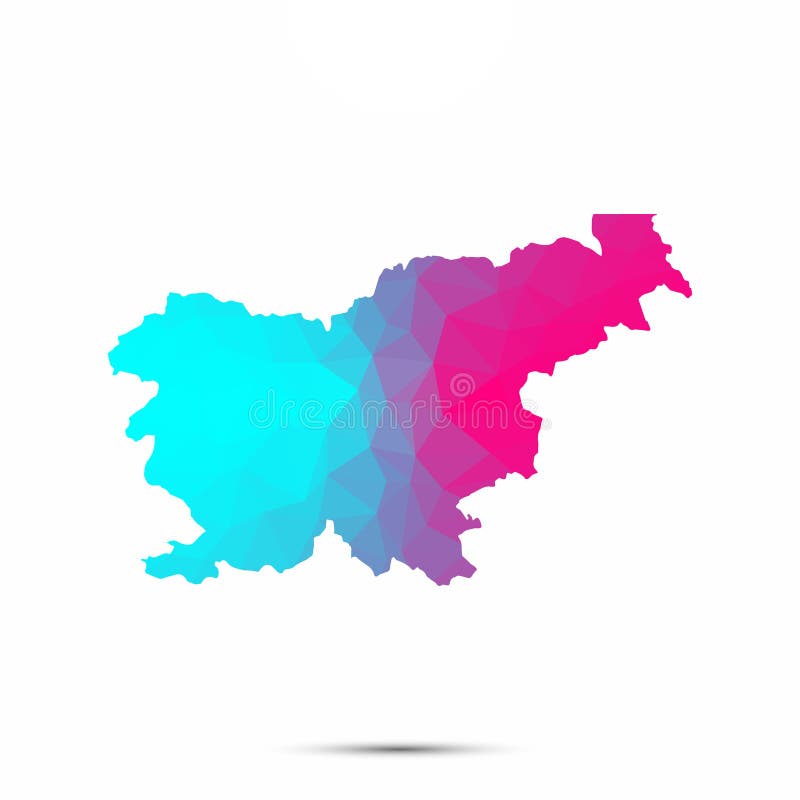 Slovenia Map Triangle Low Poly Geometric Polygonal Abstract Style ... Slovenia Map Triangle Low Poly Geometric Polygonal Abstract Style ...