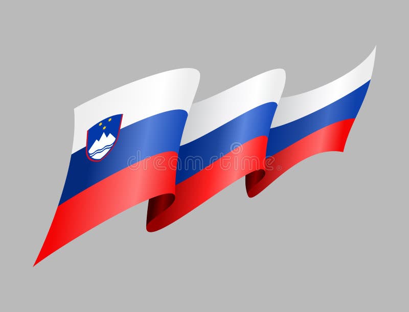 Slovenian Flag Wavy Abstract Background. Vector Illustration. Stock ... Slovenian Flag Wavy Abstract Background. Vector Illustration. Stock ...