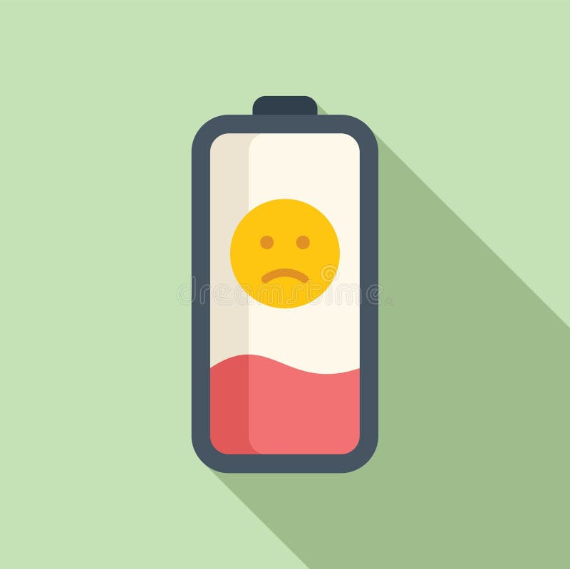 Slow Battery Charge Icon Flat Vector. Power Electric Stock Vector ...