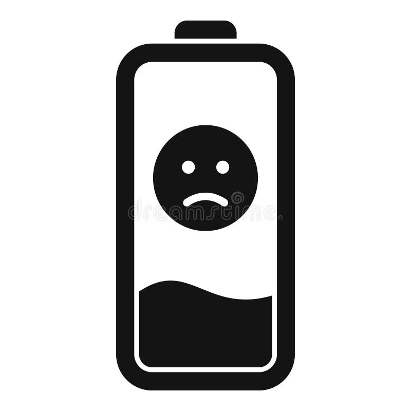 Slow Battery Charge Icon Simple Vector. Power Electric Stock Vector ...