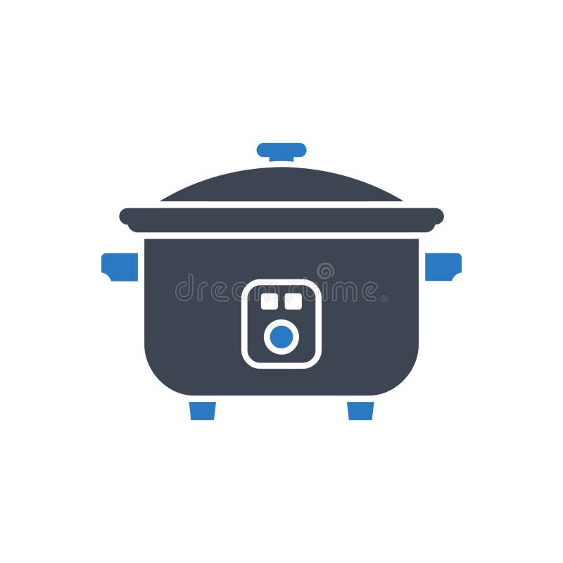 Slow Cooker Icon stock vector. Illustration of food - 361752931