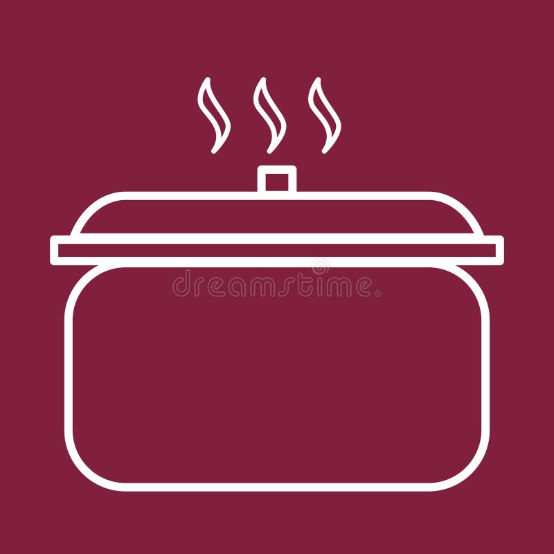 Slow Cooker. Vector Illustration Decorative Design Stock Vector ...
