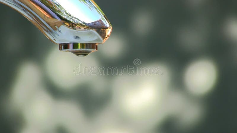Dripping faucet macro; 5 stock video. Video of clear - 346515539