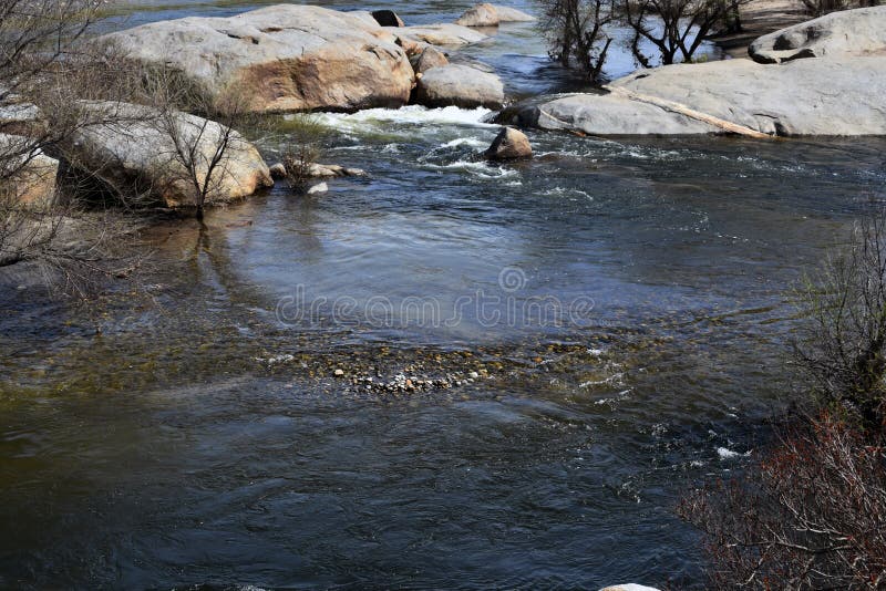 Slow Flow of Water Down Stream Stock Image - Image of flows, travel ...