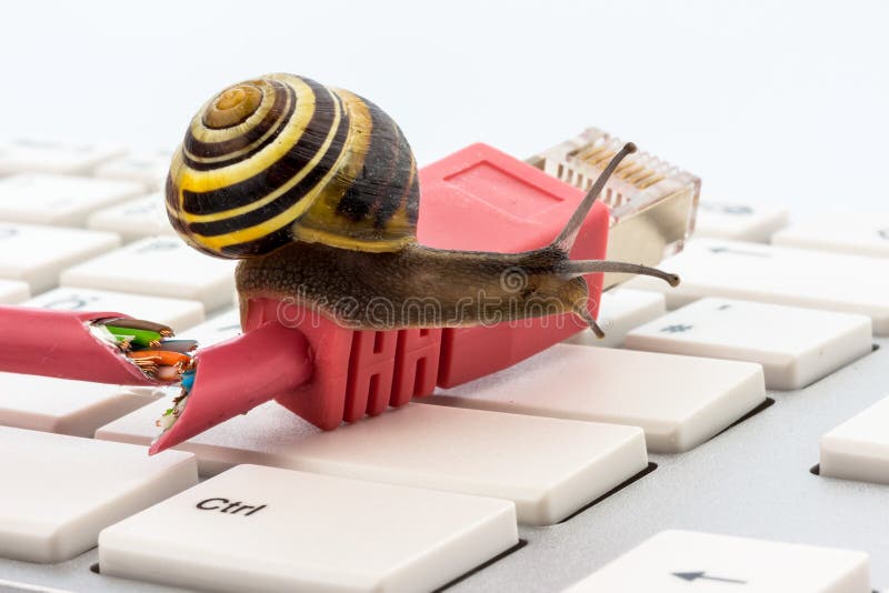 Slowly Internet Annoying Him. Annoyed by Slow Internet Stock Image ...