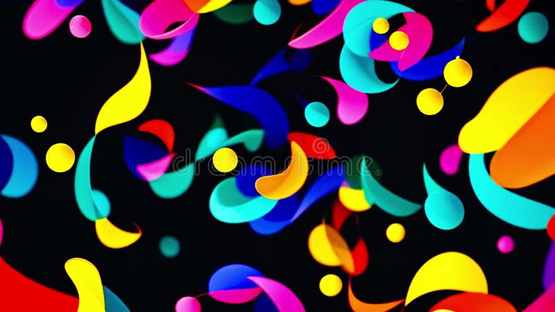 Slow Motion Animation of the Moving Abstract Background. Presentation ...