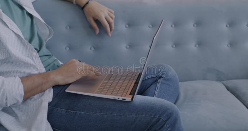 Slow Motion of Arab Man Student Learning Online Focused on Remote ...