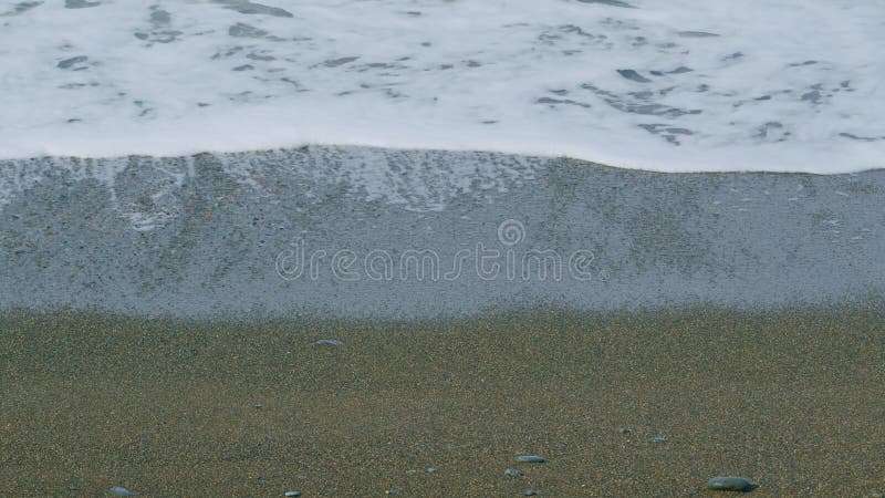 Calm Beach Waves on Shore. Waves on the Beach. Suitable for Background ...