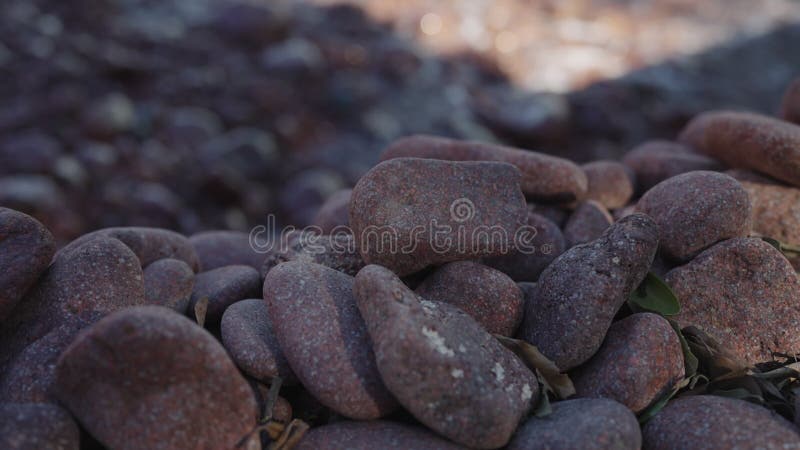 Slow Motion Closeup Shot of Saint Raphael Red Rocks Stock Video - Video ...