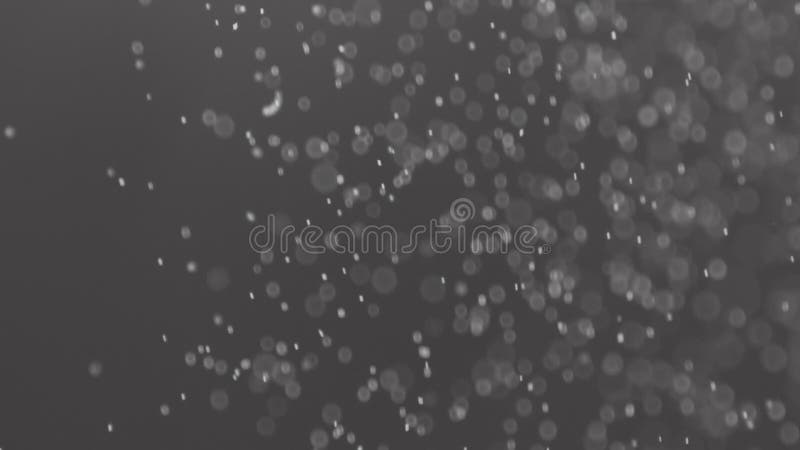 Slow Motion of Fine Dust Particles Falling on Black Background Stock ...