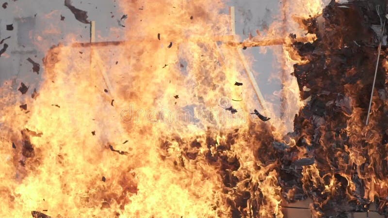 Flames Consuming Fuel in a Controlled Environment at MaxFry Facility ...