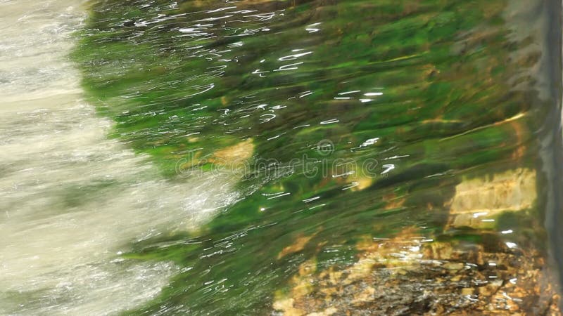 Slow Motion Green Water Patterns, Abstract Movement and Textures Stock ...