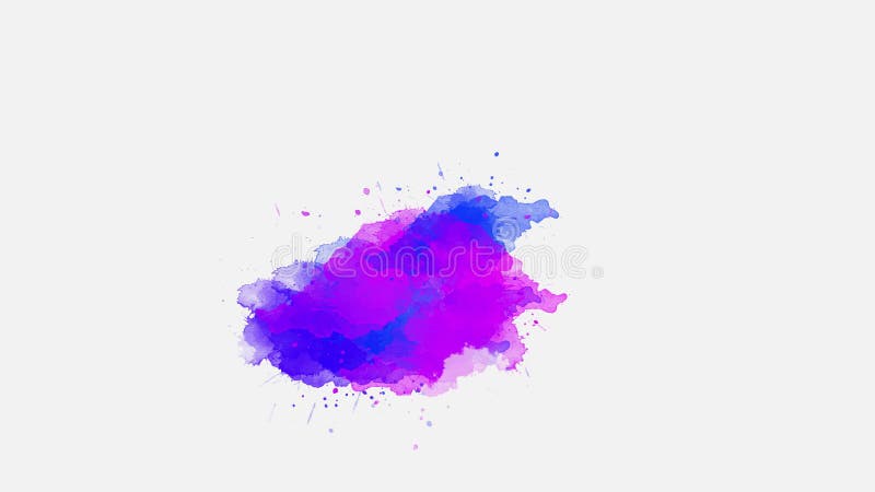 Slow Motion Ink or Paint Transition Splatter Spreading Effect Animation ...