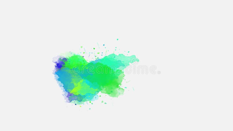 Paint Ink Transition Splatter Blot Spreading Animation Stock Footage ...