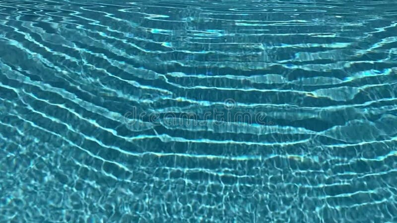 Slow Motion Pool Water with Ripples Stock Video - Video of motion ...