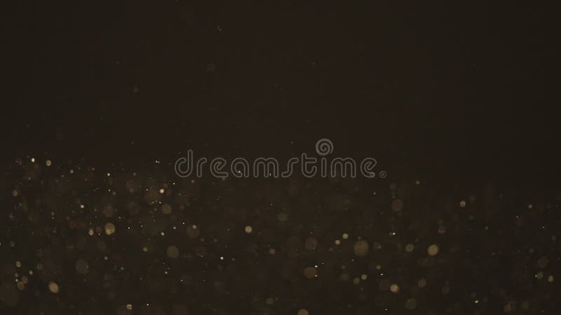Slow Motion Real Dust Particles Floating Over Black Background Stock ...