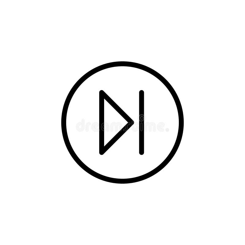 Slow-motion Sign in a Circle Icon. Element of Minimalistic Icons for ...