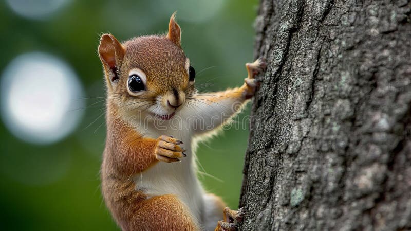 In Slow Motion, a Squirrel Makes a Dramatic Leap from One Tree To ...