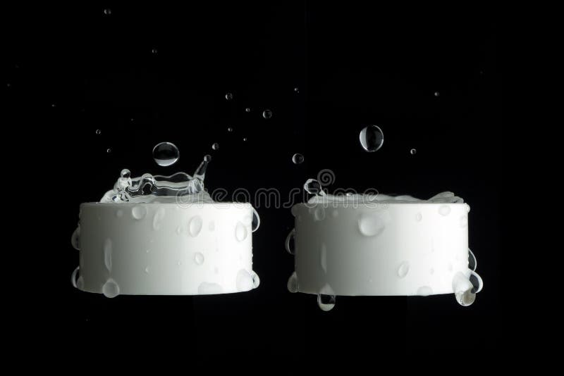 Slow Motion Water Droplets Crashing into Objects Creating Unique ...