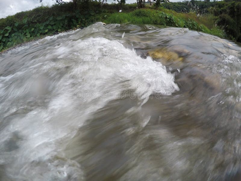 Slow Motion Waterfalls Running at a Stream Stock Photo - Image of falls ...
