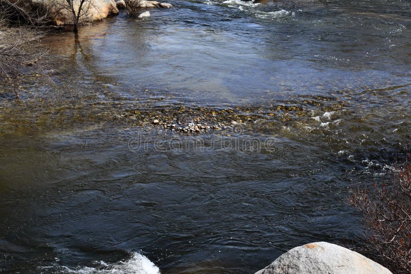 Slow Moving Water in a River Stock Image - Image of water, distilled ...