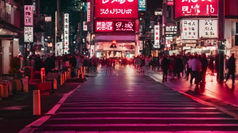 Slow Reverse Motion of Tokyo Stock Video - Video of businesswoman ...