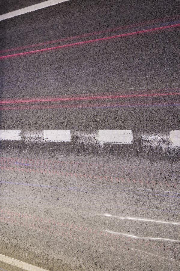 Slow Shutter Photo on the Road Stock Image - Image of exposure, blurred ...