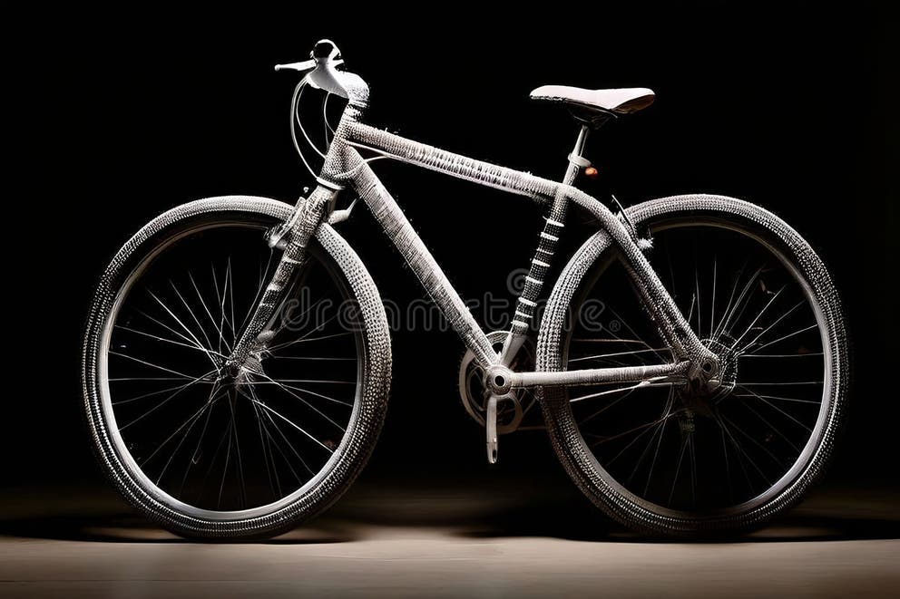 Slow Shutter Speed Ascii a Trailing Bike Formed from Text Charac Stock ...