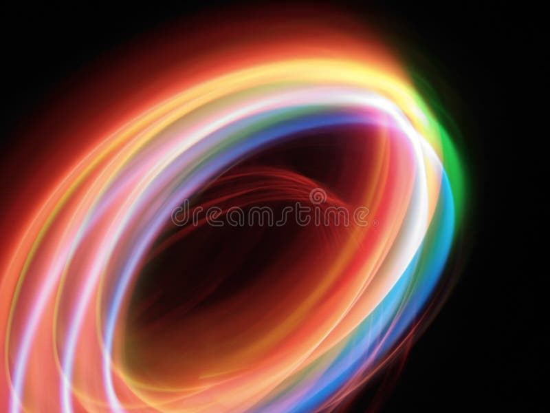 Slow Shutter Speed Color Light Painting Stock Image - Image of shutter ...
